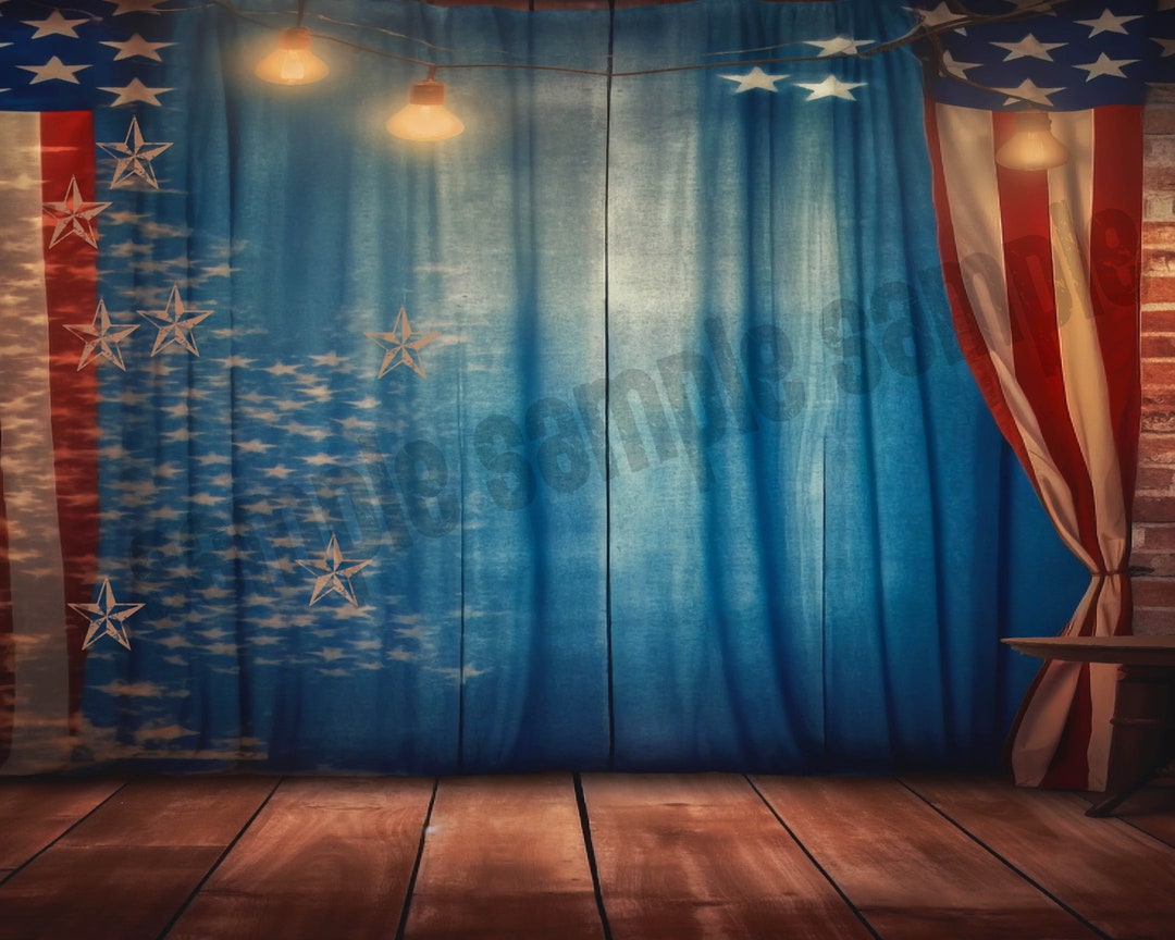 4th of July Digital Backdrop for Composite Photography. Add Your ...