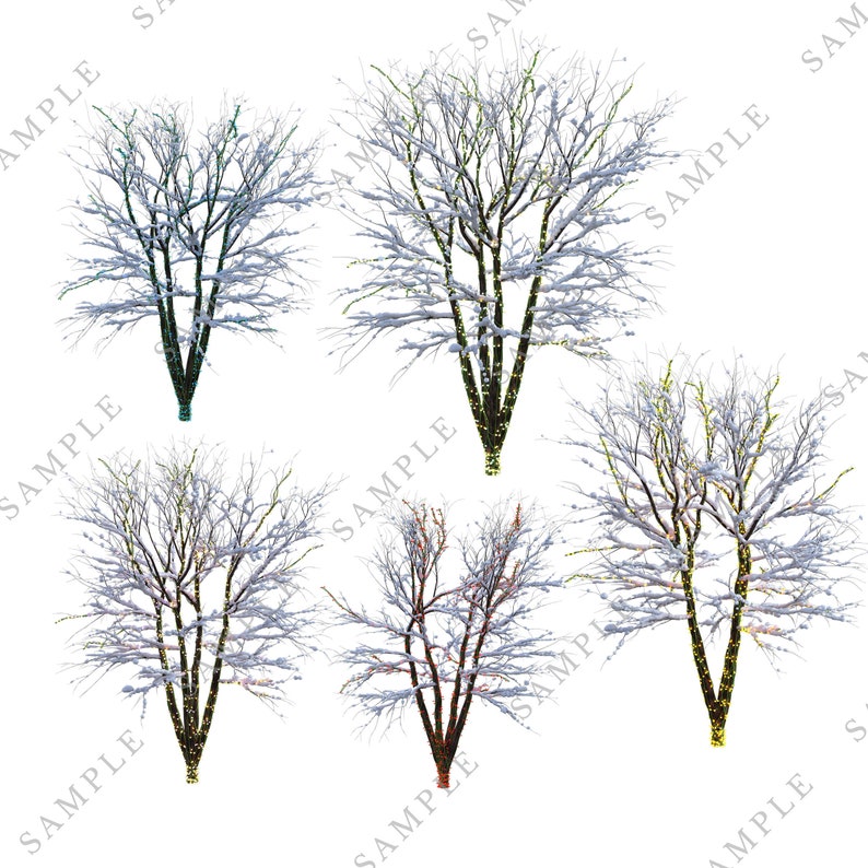 Tree Overlays, Lit Trees, Christmas Trees, Christmas Overlays, Lighted ...