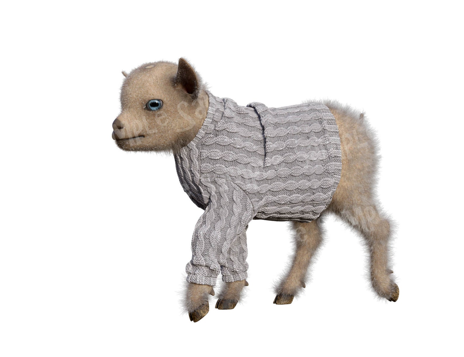 Cute Baby Goat PNG Overlays, Digital Photo Composites (set of 5) - Etsy