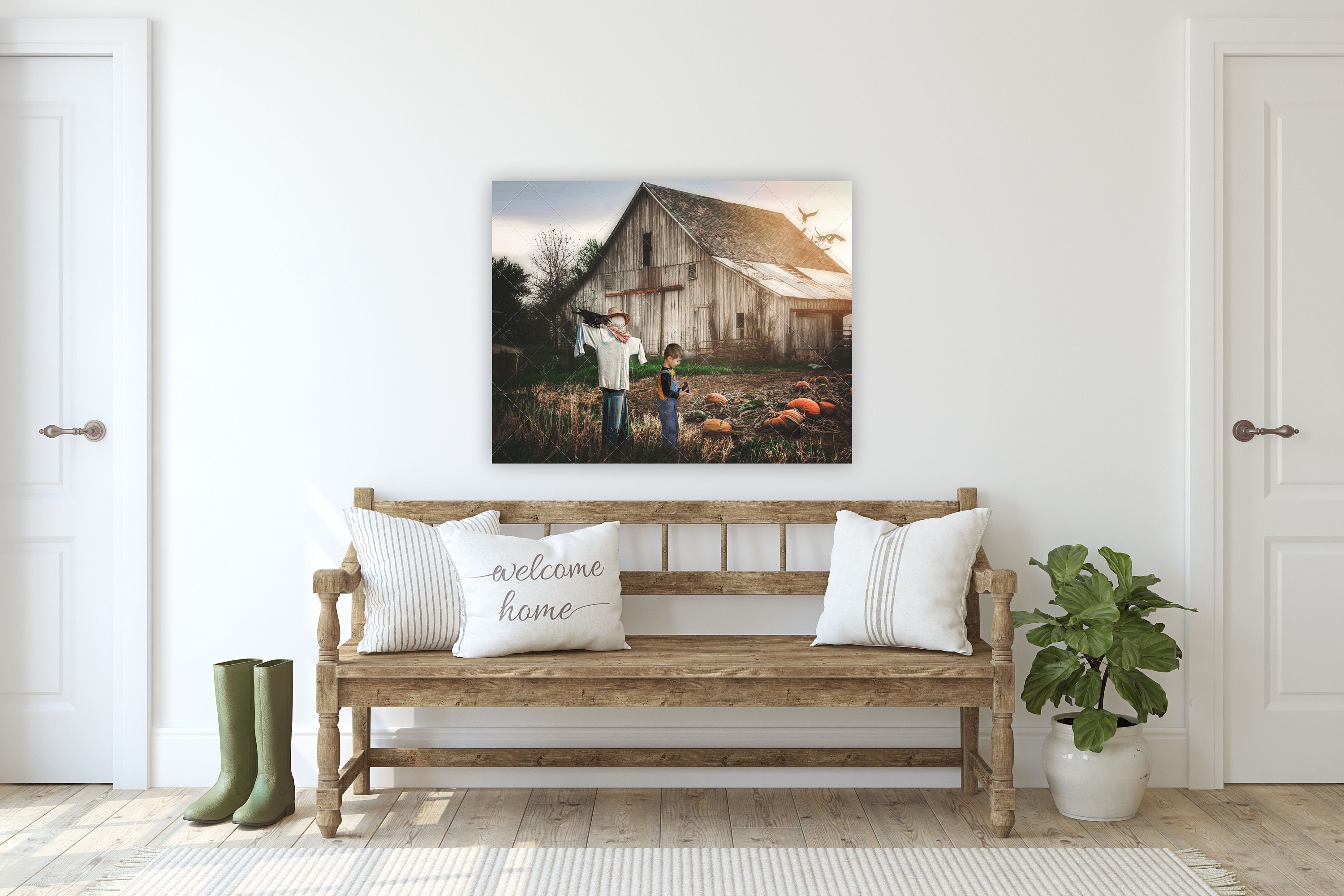 Digital Background Rustic, Fall Barn Scene for Photoshop Compositing - Etsy