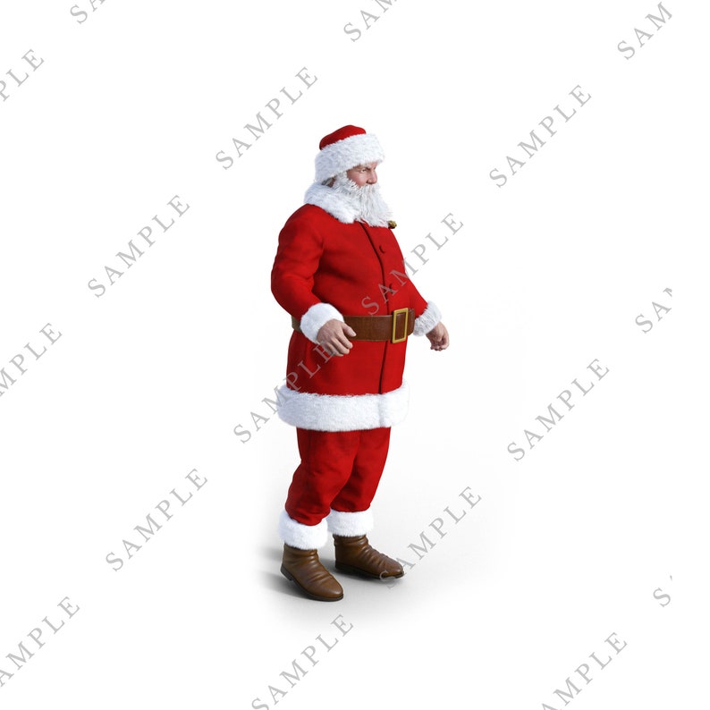 Santa Overlays, Digital Overlays, Christmas Overlays, Santa Pngs ...