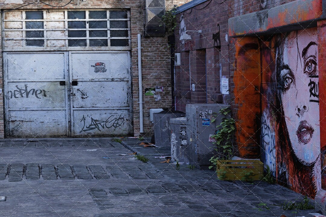 Grungy Alley Digital Background Bundle for Photoshop Compositing - Etsy