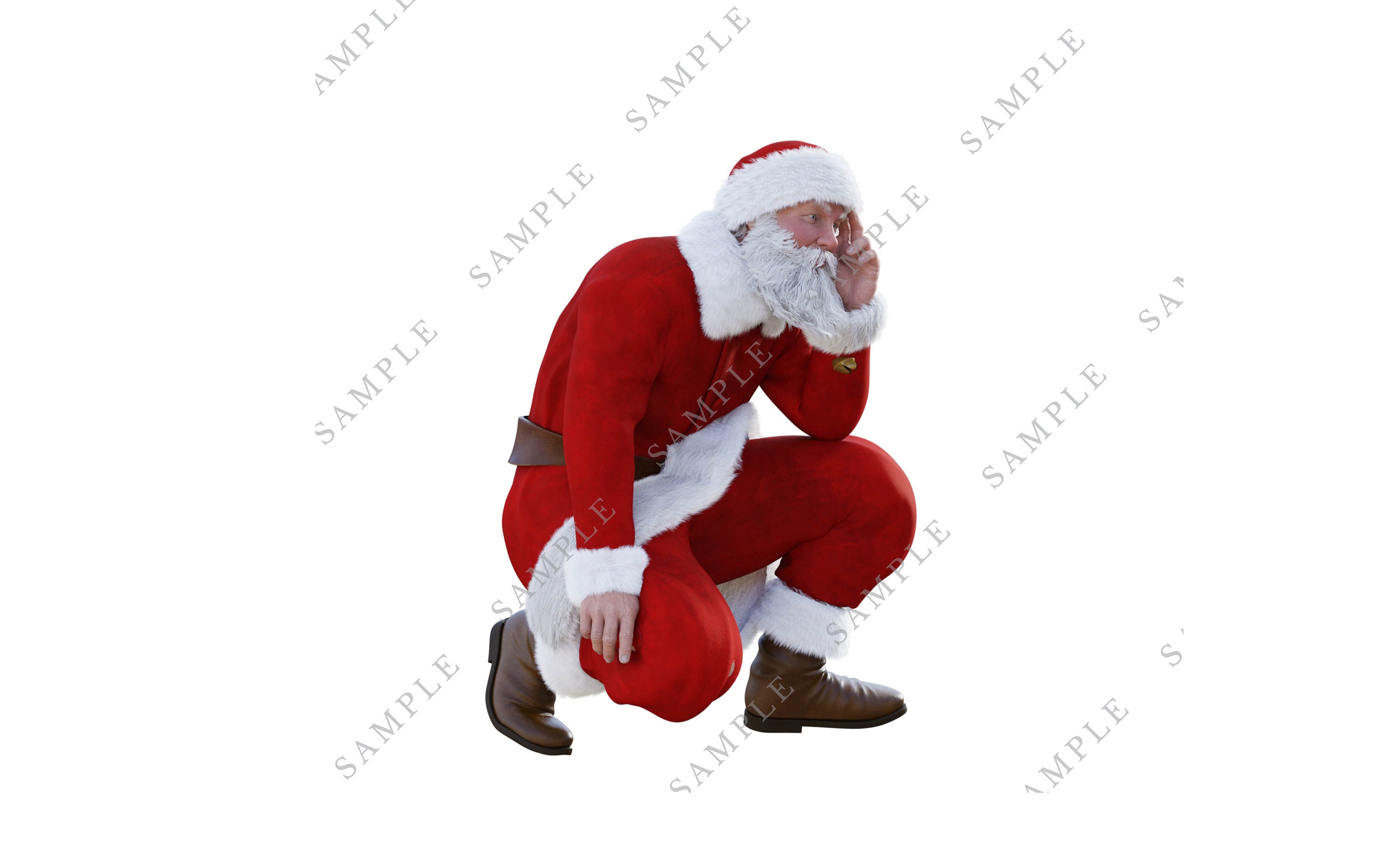 Santa Overlays, Digital Overlays, Christmas Overlays, Santa Pngs ...
