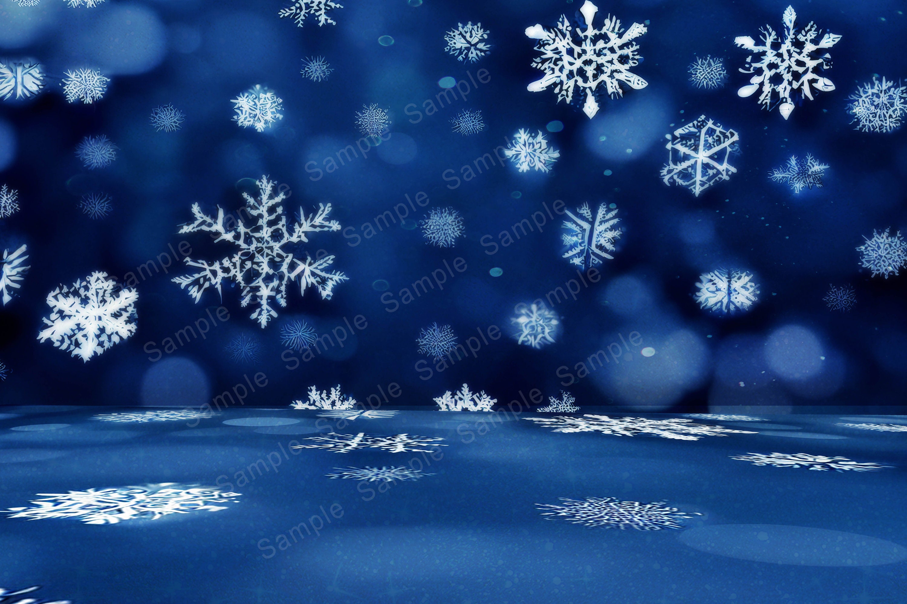Snowflake Photography Backdrop, Winter Scene (digital Download) - Etsy