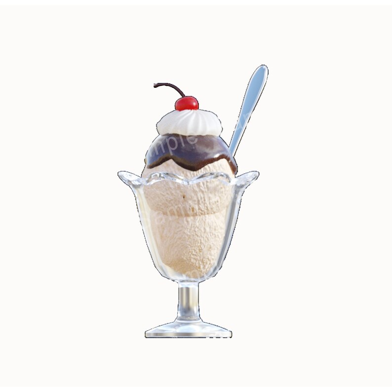 Ice Cream Treats, Ice Cream Overlays, Digital Downloads, Ice Cream Shop ...