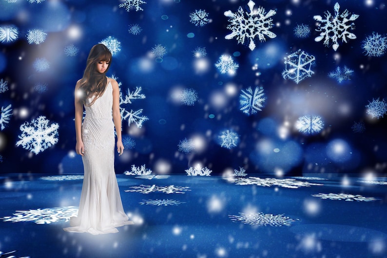 Snow Backdrop, Digital Backdrop, Photo Backdrop, Winter Backdrop ...
