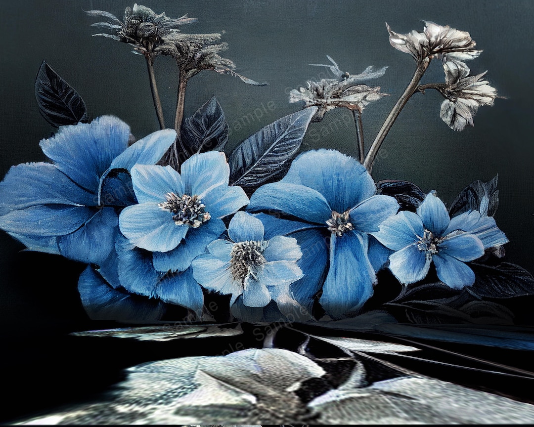 Floral Backdrop, Digital Background, Instant Download, Senior Backdrop ...