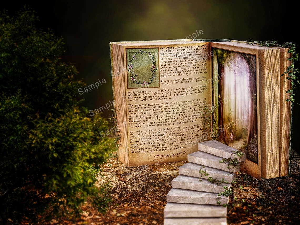 Storybook Background Digital Background Storybook Backdrop - Etsy
