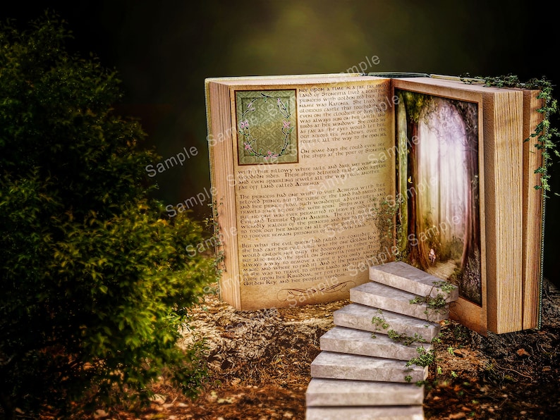 Storybook Background, Digital Background, Storybook Backdrop, Fantasy ...