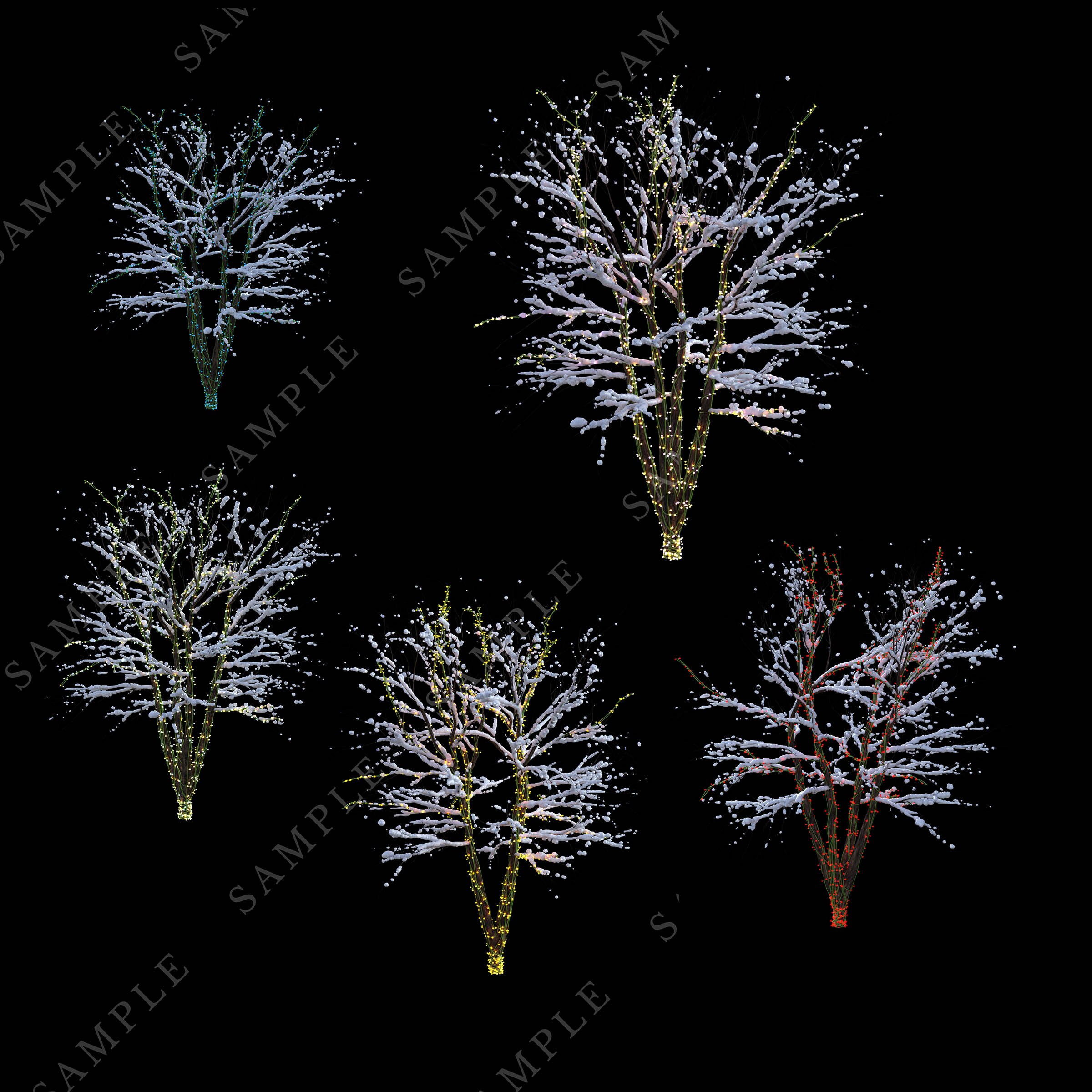 Tree Overlays, Lit Trees, Christmas Trees, Christmas Overlays, Lighted ...