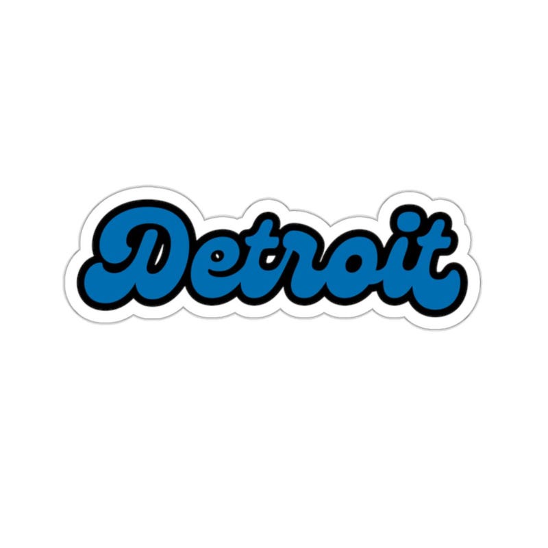 Detroit Stickers - Etsy