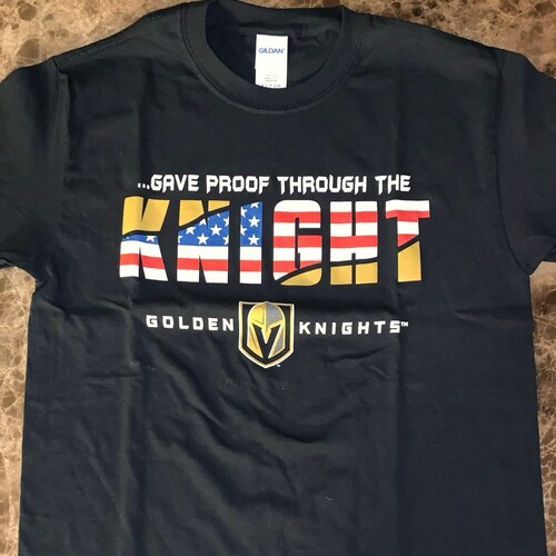 Vegas Golden Knights VGK Through the Knight national Anthem - Etsy