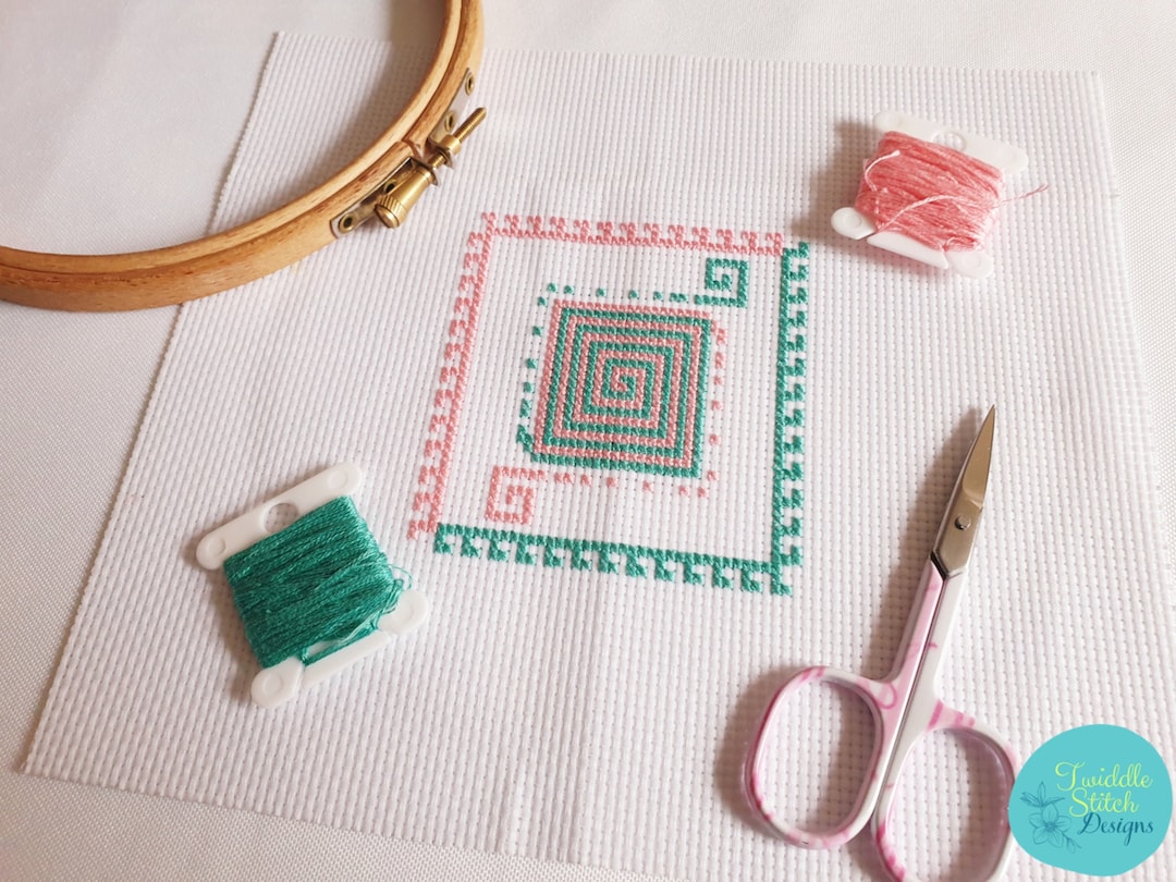 Labyrinth Cross Stitch Pattern, PDF Only - Etsy