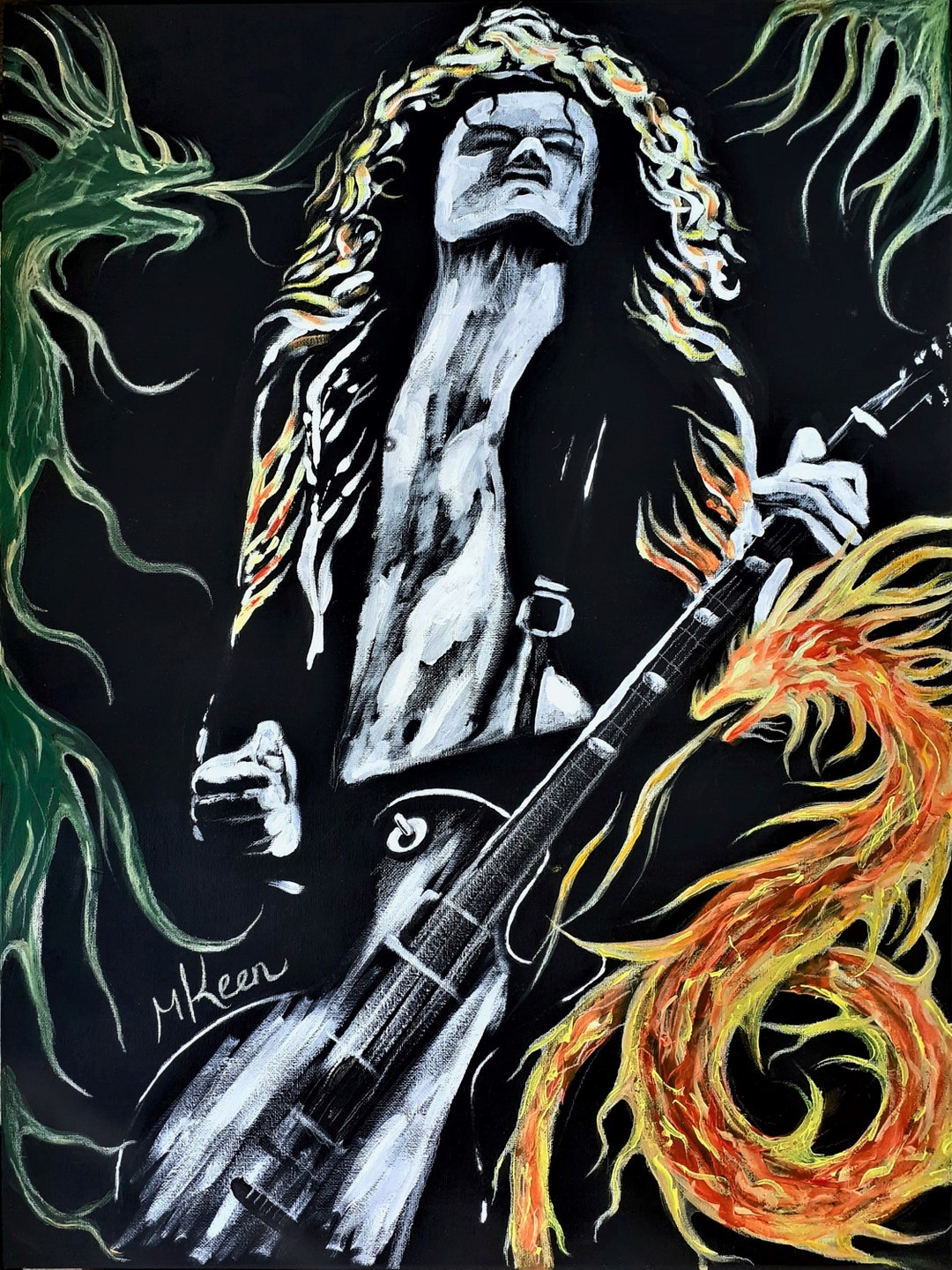 Jimmy Page Print - Etsy