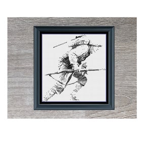 Army Soldier Cross Stitch Pattern | Military Cross Stitch Pattern ...