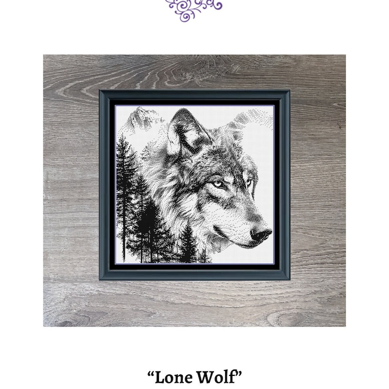 Wolves Counted Cross Stitch - Etsy