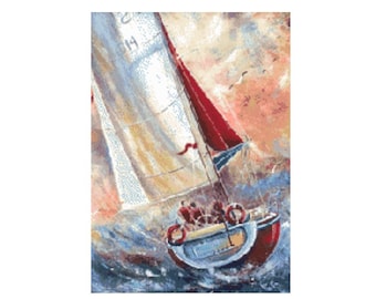 Sailing & Nautical Cross Stitch Pattern - Etsy