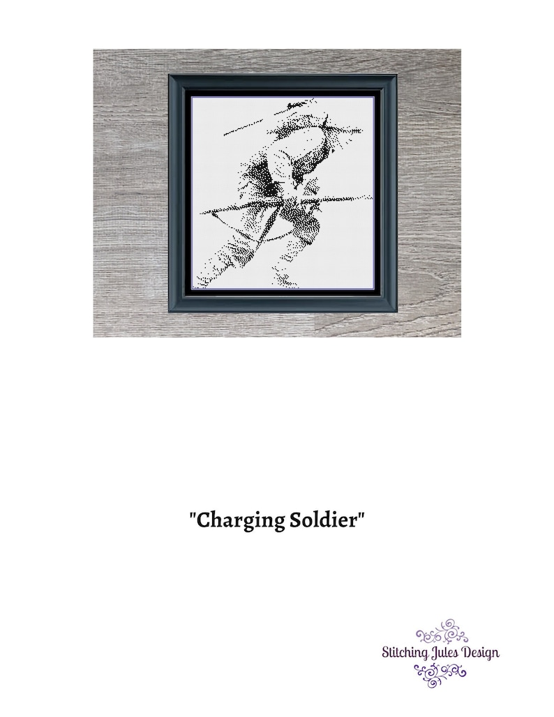 Army Soldier Cross Stitch Pattern Military Cross Stitch - Etsy