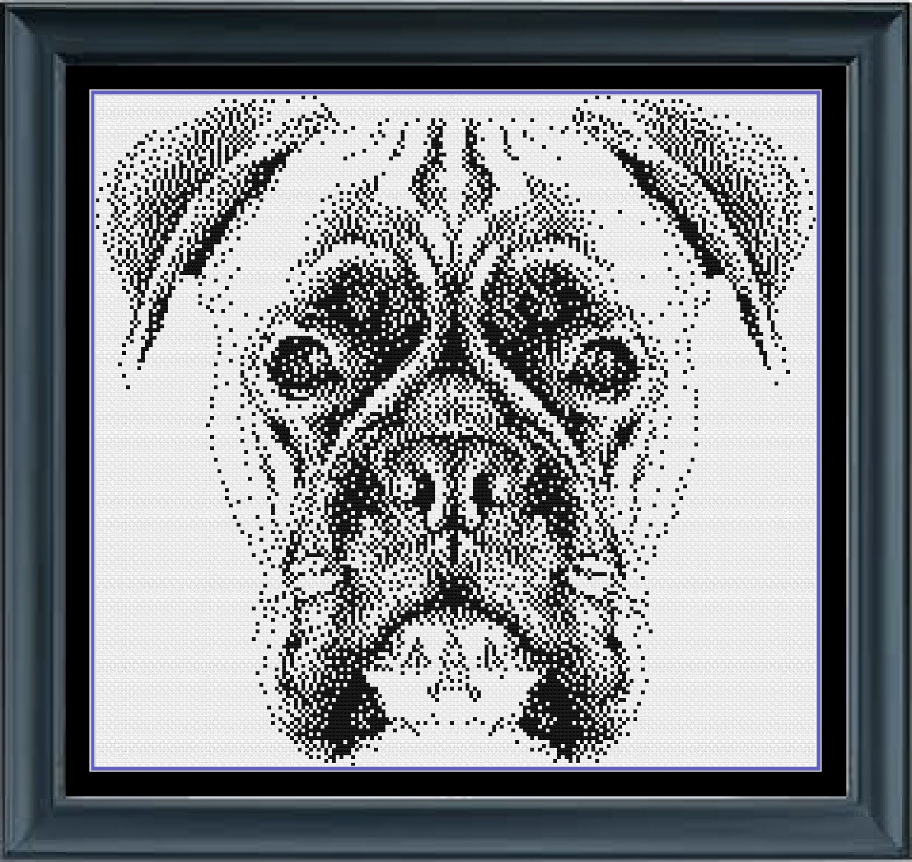 Boxer Cross Stitch Pattern Dog Cross Stitch Pattern - Etsy