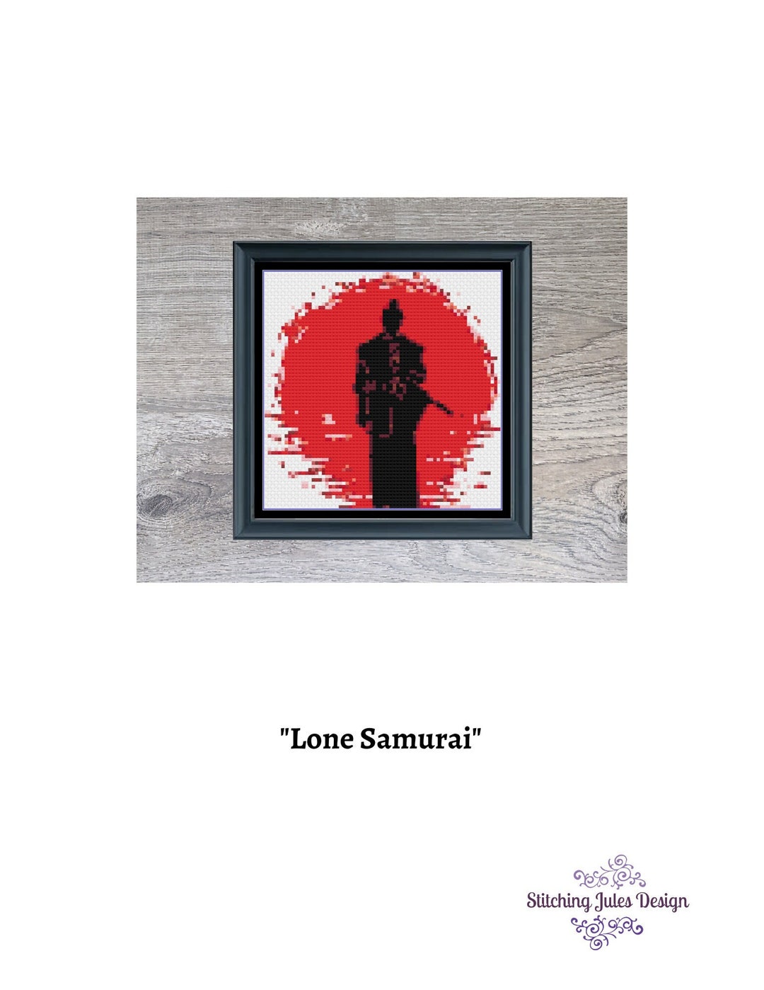Mini Samurai Cross Stitch Pattern: Japanese Asian Design (PDF Download ...