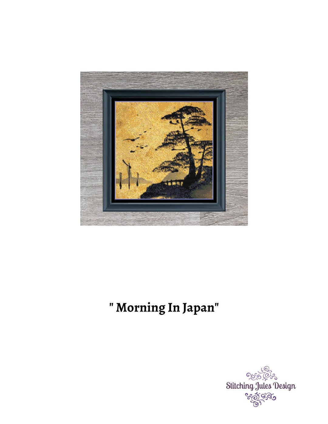 Japan Cross Stitch Pattern | Asian Cross Stitch Pattern | Digital PDF ...