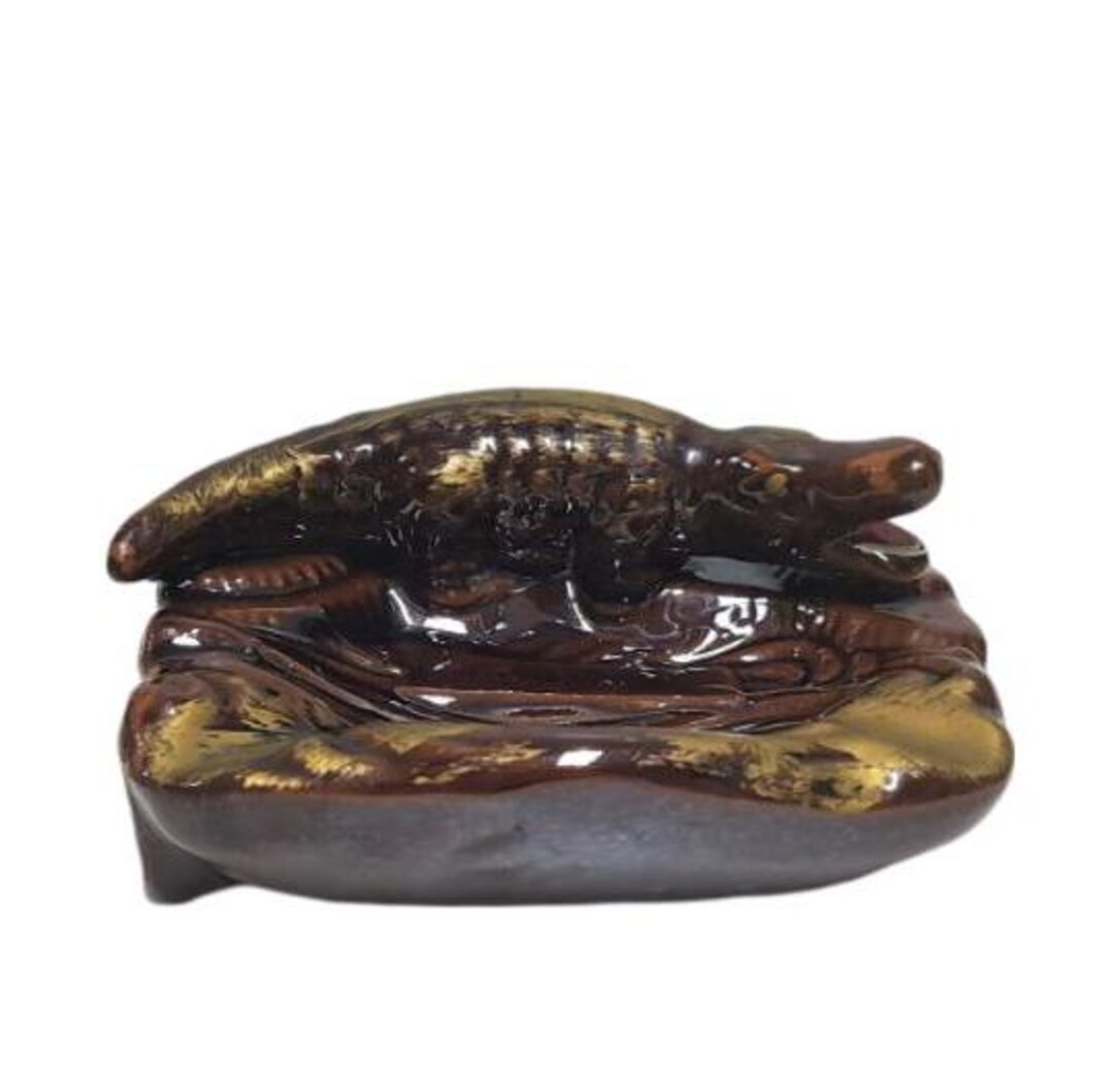 Ceramic Alligator Ashtray, Vintage Retro Ashtray, Made in Japan (#1407 ...