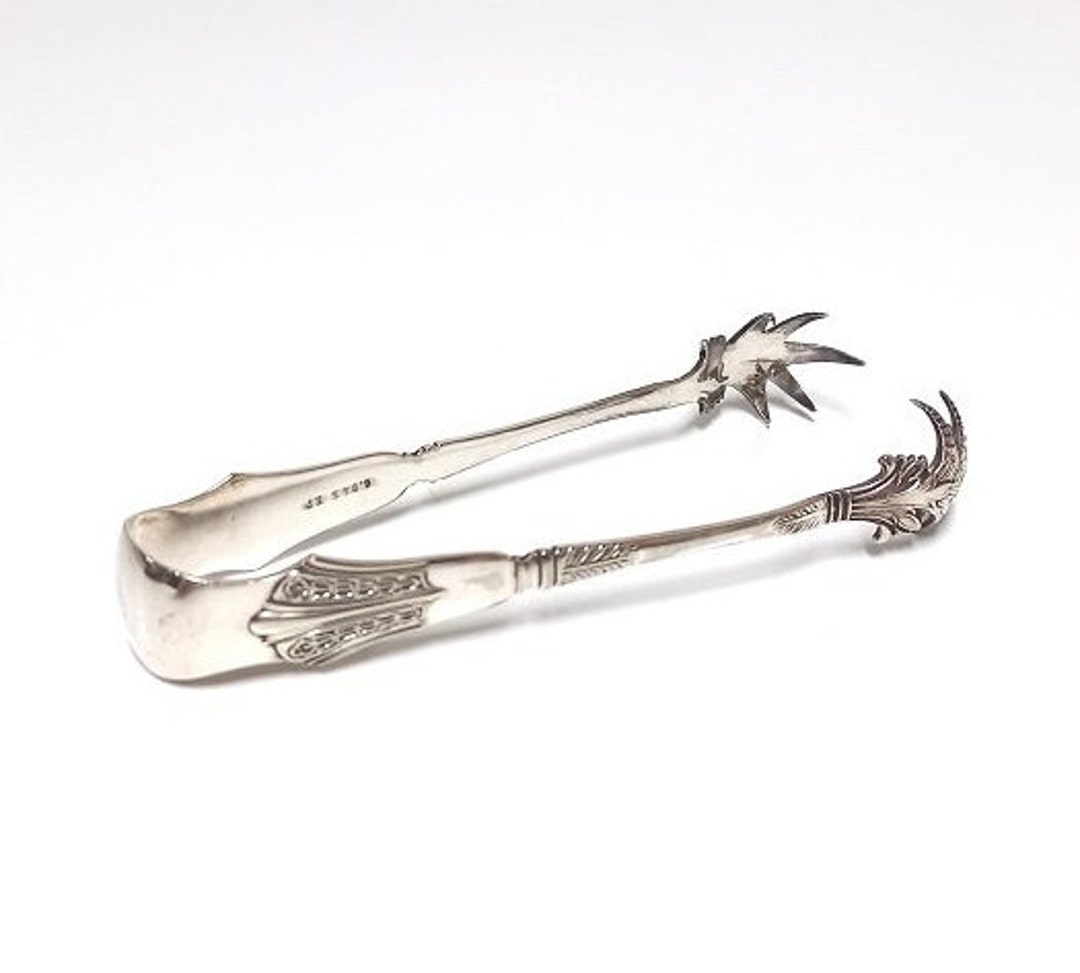 Vintage Silver Sugar Cube Claw Tongs, Claw Tongs, Bird Claw Tongs 3166 ...