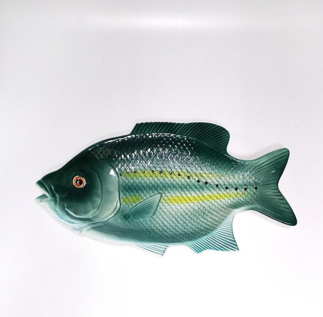 Vintage Fish Platter, Large Fish Platter, 39cm Fish Plate 3398 - Etsy