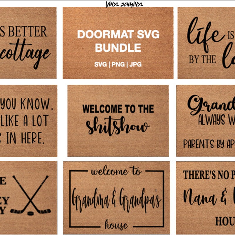 Welcome Mat Svg - Etsy