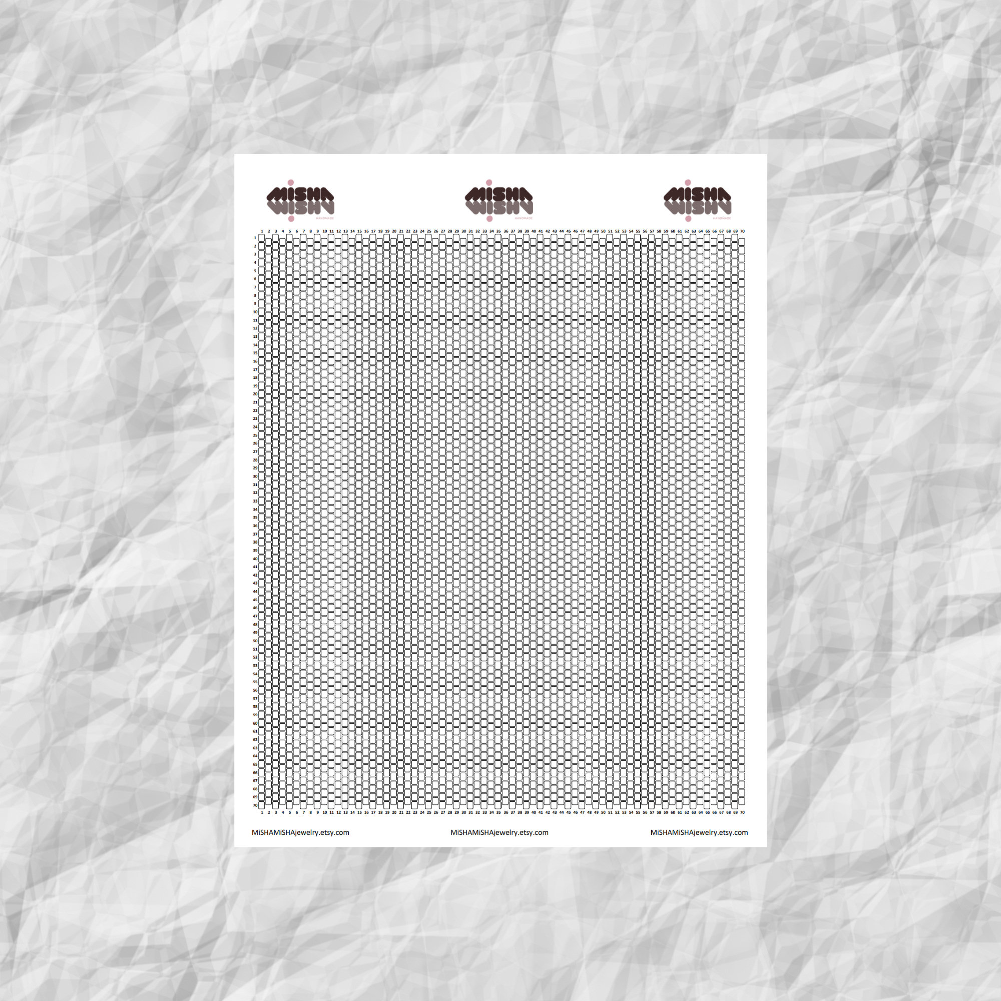Peyote Graph Paper - Etsy