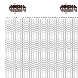 Peyote and Two Drop Peyote Graph Paper 2in1 - Etsy