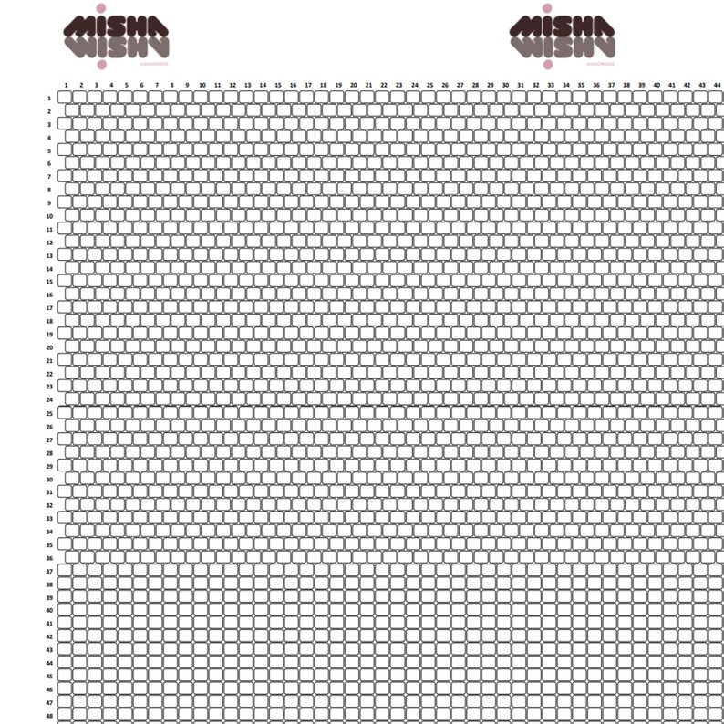 Fringe Earrings Brick Stitch Graph Paper - Etsy