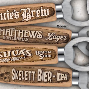 Personalized Beer Tap Pull Handles - Etsy