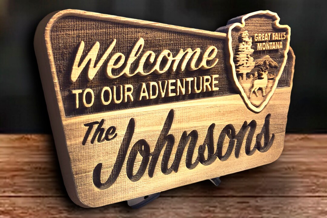 Custom Engraved Park Sign - Etsy