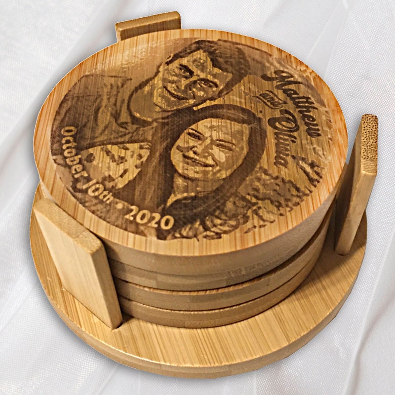 Custom Wood Coasters - Etsy