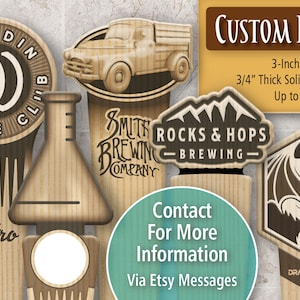 Personalized Beer Tap Pull Handles - Etsy
