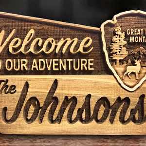 Custom Engraved Park Sign - Etsy