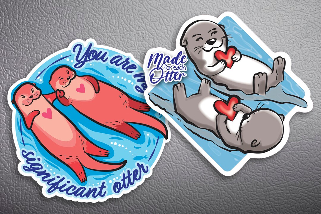 Otter Magnet - Etsy