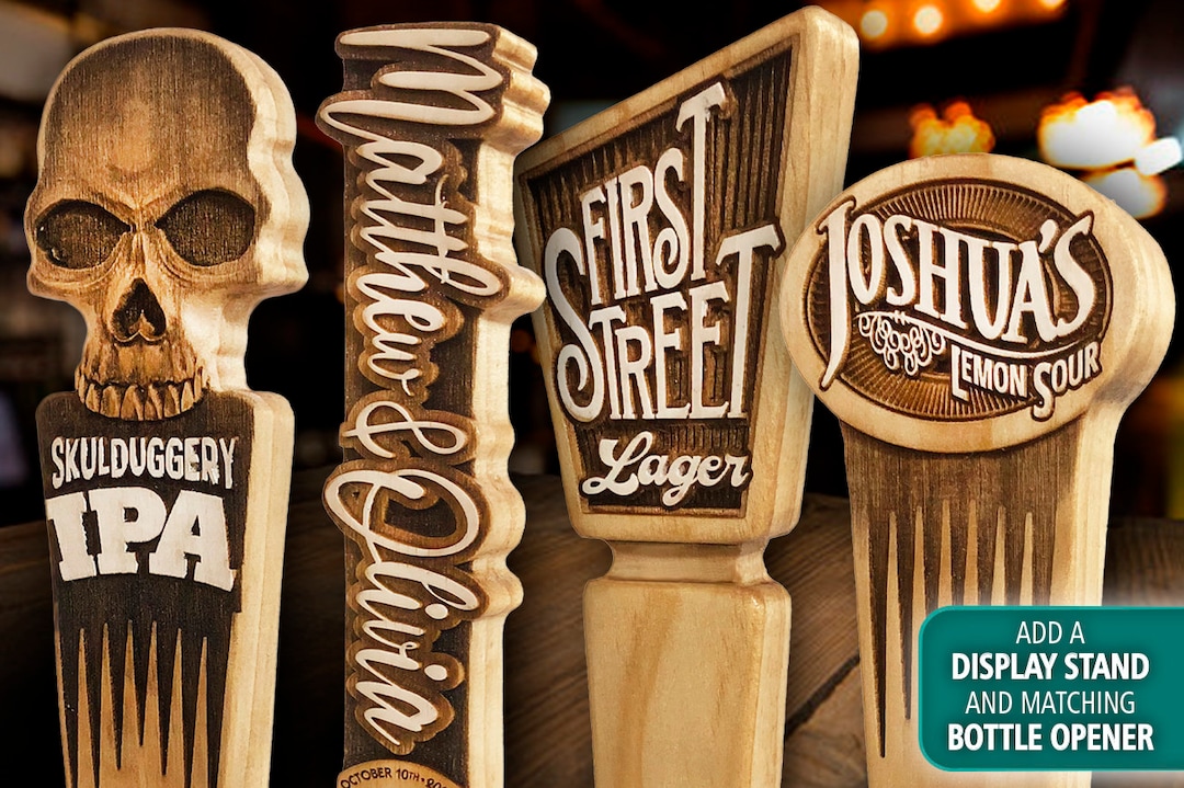 Personalized Beer Tap Pull Handles - Etsy