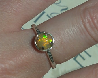 Sunset Fire Opal | Etsy