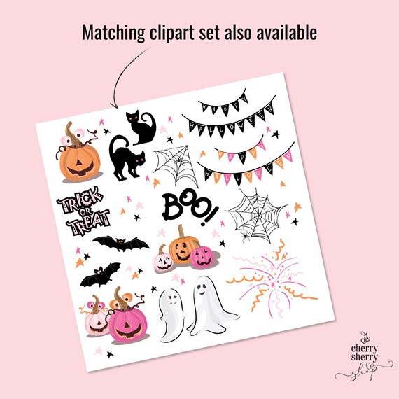 Papercraft Embellishments Paper, Party & Kids Cute Halloween Digital ...