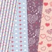 Cute Valentine Digital Paper, Valentine Seamless Pattern, Hearts ...