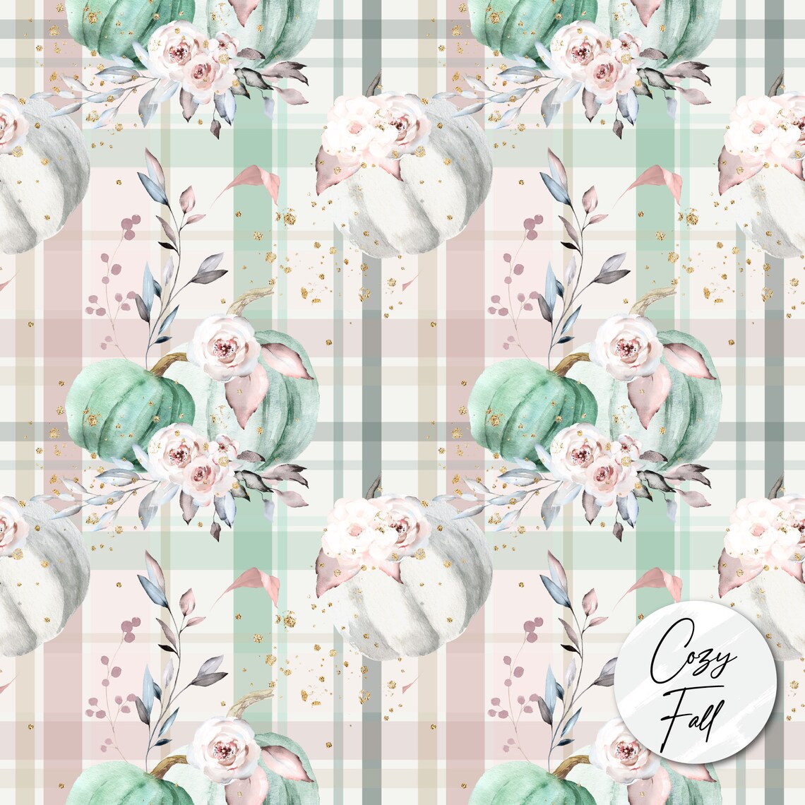 Cozy Fall Digital Paper Pack Autumn Seamless Patternsplanner - Etsy