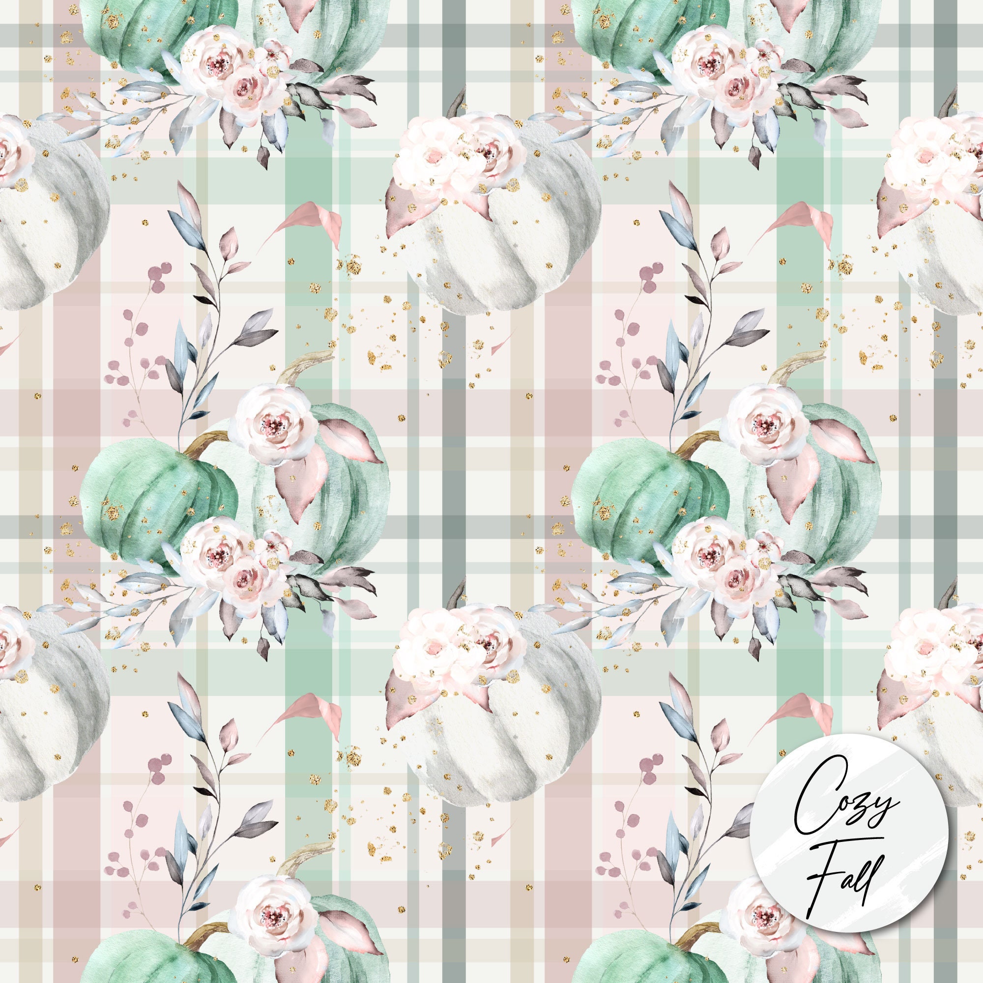 Cozy Fall Digital Paper Pack Autumn Seamless Patternsplanner - Etsy