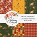 Autumn Mood Digital Paper Pack, Autumn Seamless Patterns, Planner ...