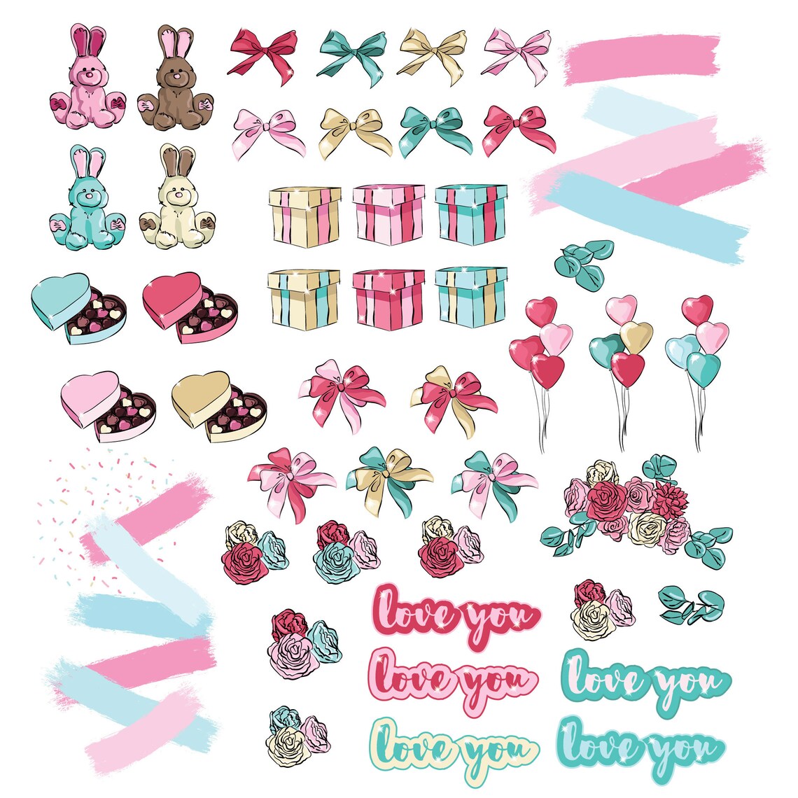 My Sweet Valentine Cliparts St. Valentine Clip Arts Cute - Etsy