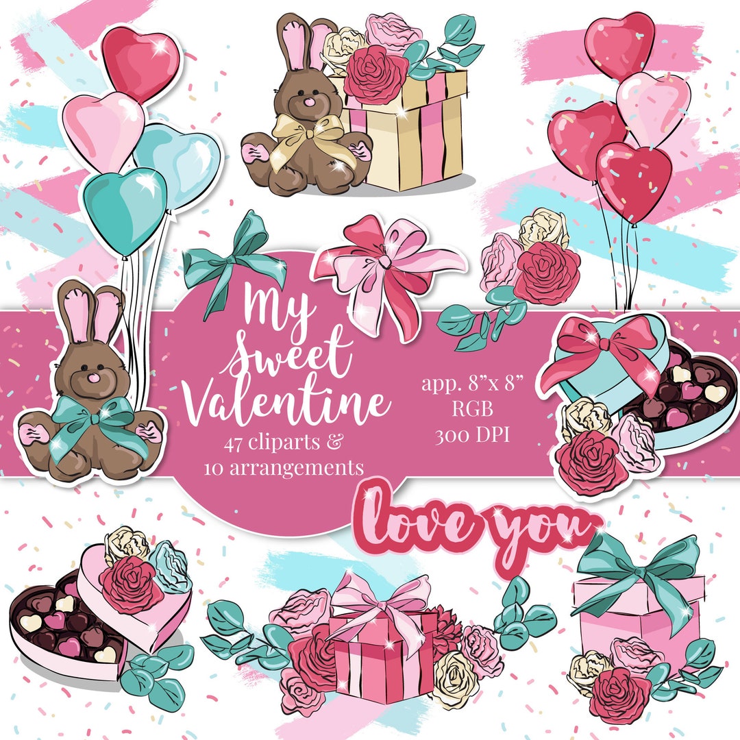 My Sweet Valentine Cliparts, St. Valentine Clip Arts, Cute Valentine ...