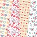 Cute Valentine Digital Paper, Valentine Seamless Pattern, Hearts ...