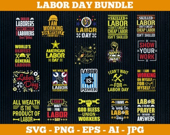 Labor Day Svg | Etsy