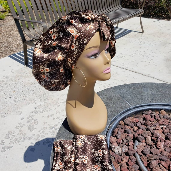 Satin Bonnet/band Bonnet/double Bonnet/satin Hair - Etsy